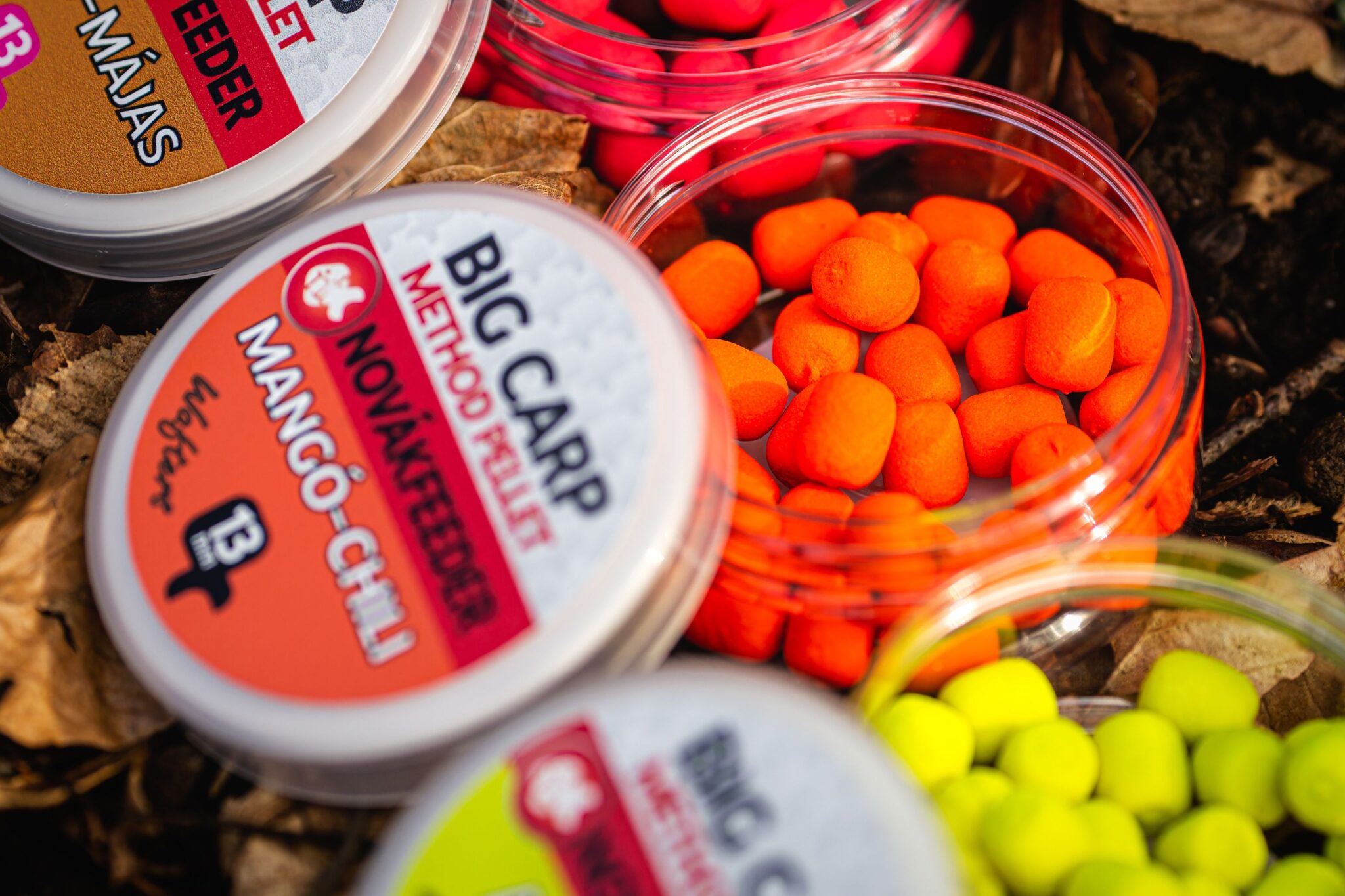 BIG CARP METHOD PELLET 13MM WAFTERS MANGÓ-CHILI - NovákFeeder Webáruház